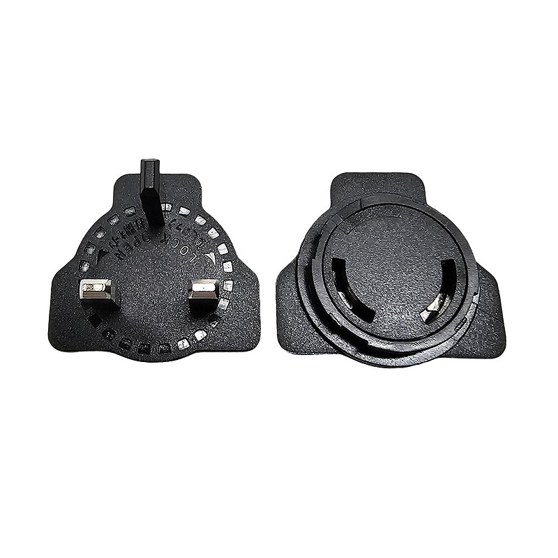 3 Pin Plug Attachment Transformer - Black - UK