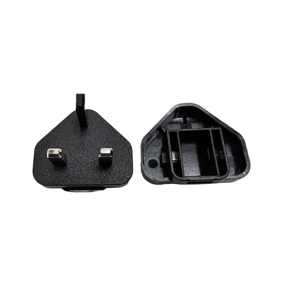 3 Pin Plug Attachment Transformer Black Uk V2